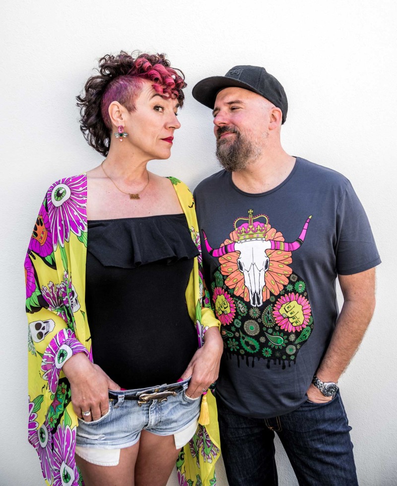 Scott and Mandy Gray – A flamboyant and colourful couple - Ibiza Style